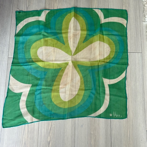 vera | Accessories | Vintage Green Silk Blend Vera Scarf | Poshmark